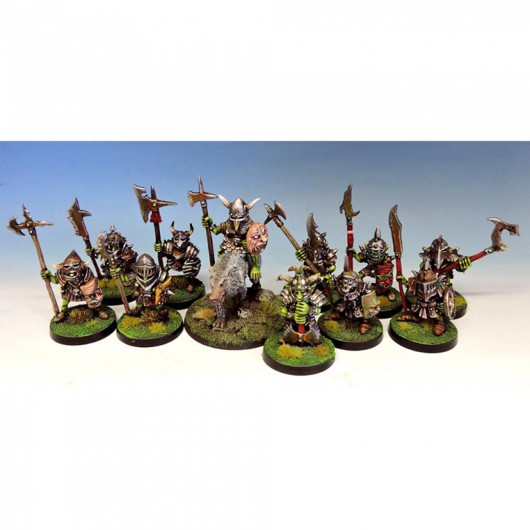 Bulbus Peppernose and his retinue – Knightmare miniatures