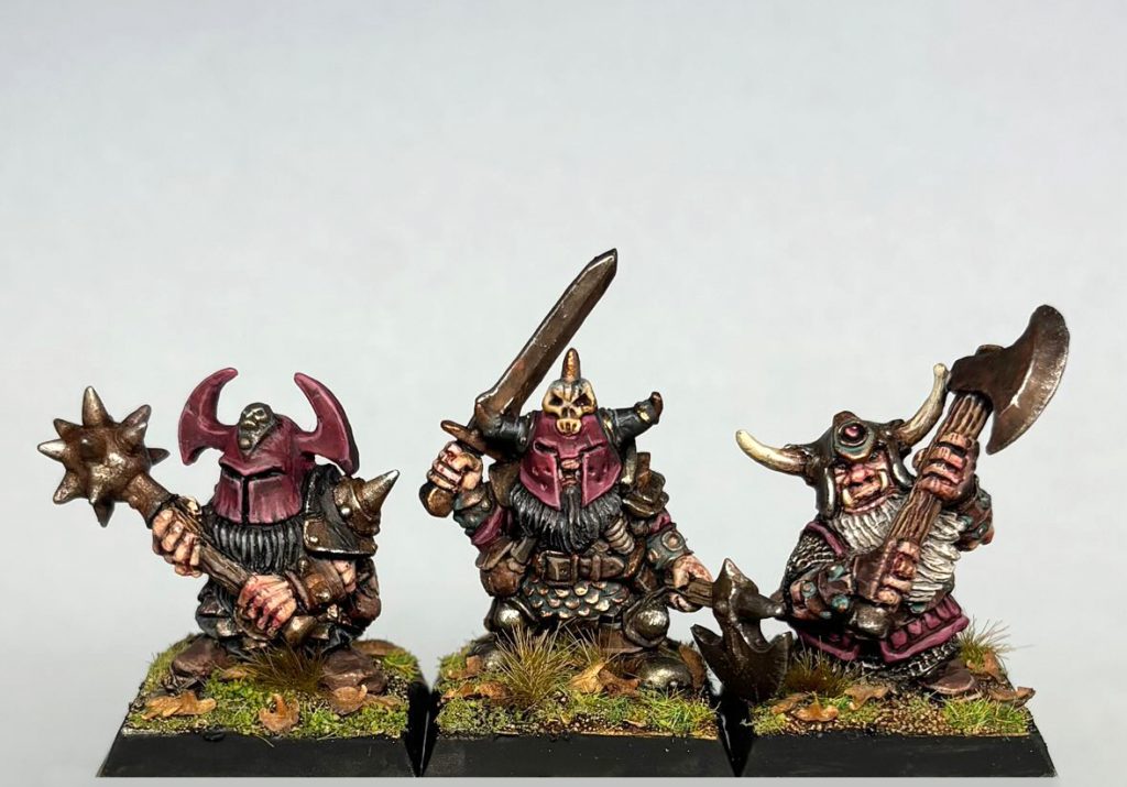Evil dwarf troops – Knightmare miniatures